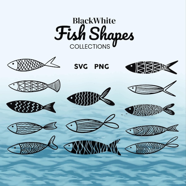 Fish Svg - Etsy