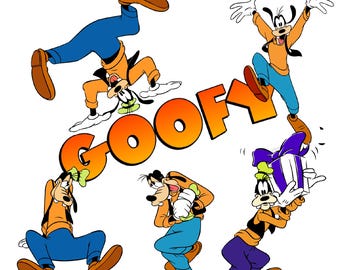 Goofy Head, Goofy Face, SVG & PNG, Goofy Outline, Goofy Silhouette ...