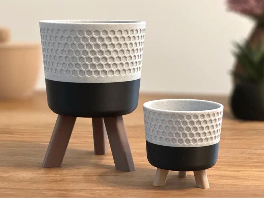 Modern Plant Pots With Legs | Plant Pot Stand | Housewarming Gifts - Etsy