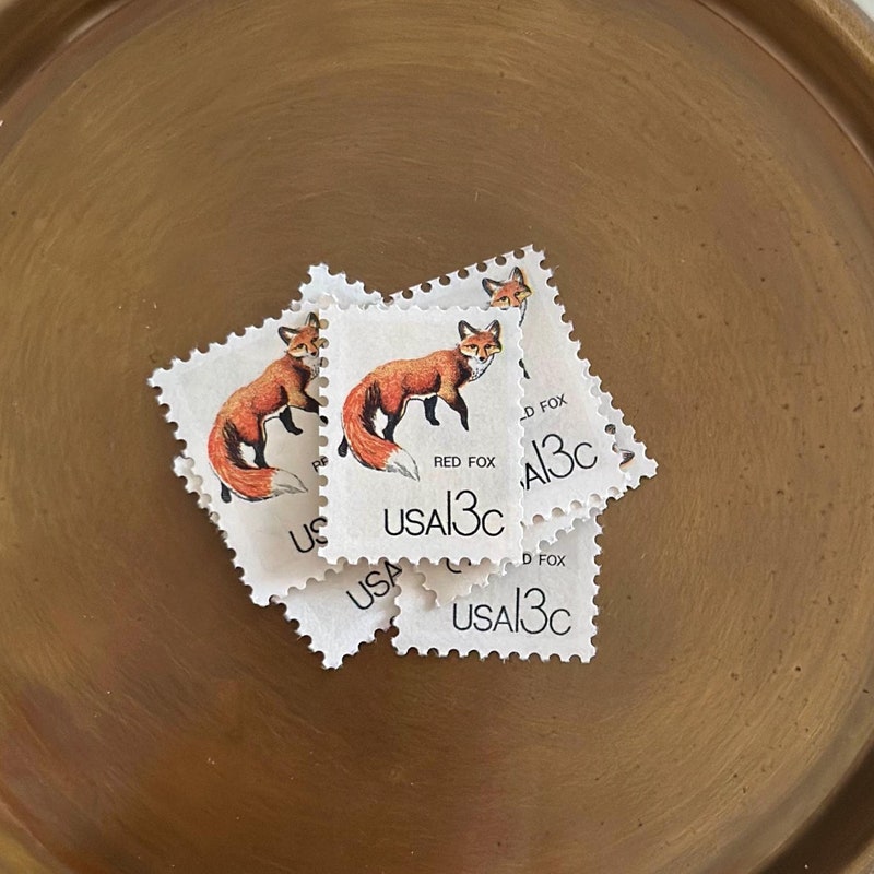Fox Rubber Stamp - Etsy