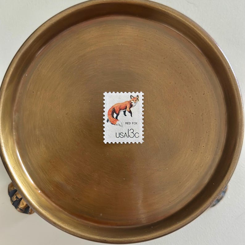 Red Fox Vintage Stamp // Red // 13 Cents // 1978 // Set of 5 - Etsy