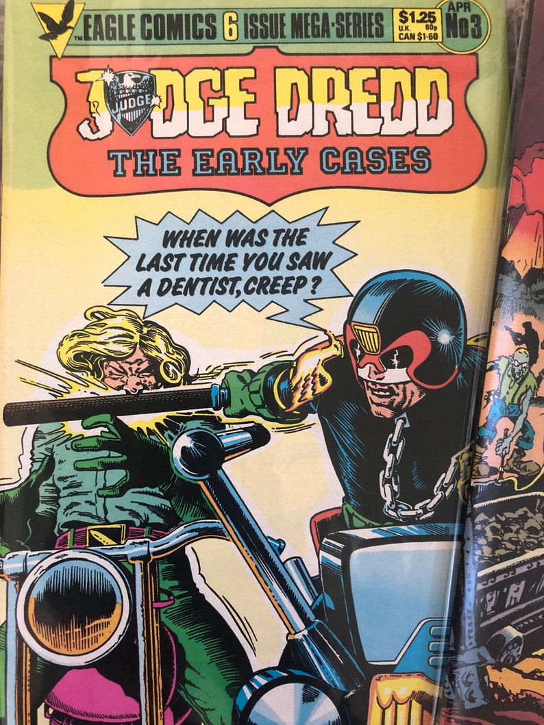 Set of 11 Vintage Mix of Judge Dredd Comics by QC Comics, Judge Dredd ...