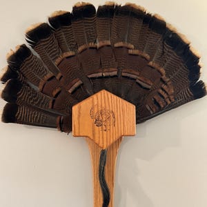 Handmade Wooden Turkey Fan Mount - Etsy