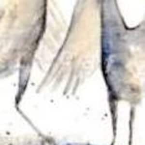 Crane Card, Crane Dance, Sandhill Cranes, Crane Greeting Card, Bird ...