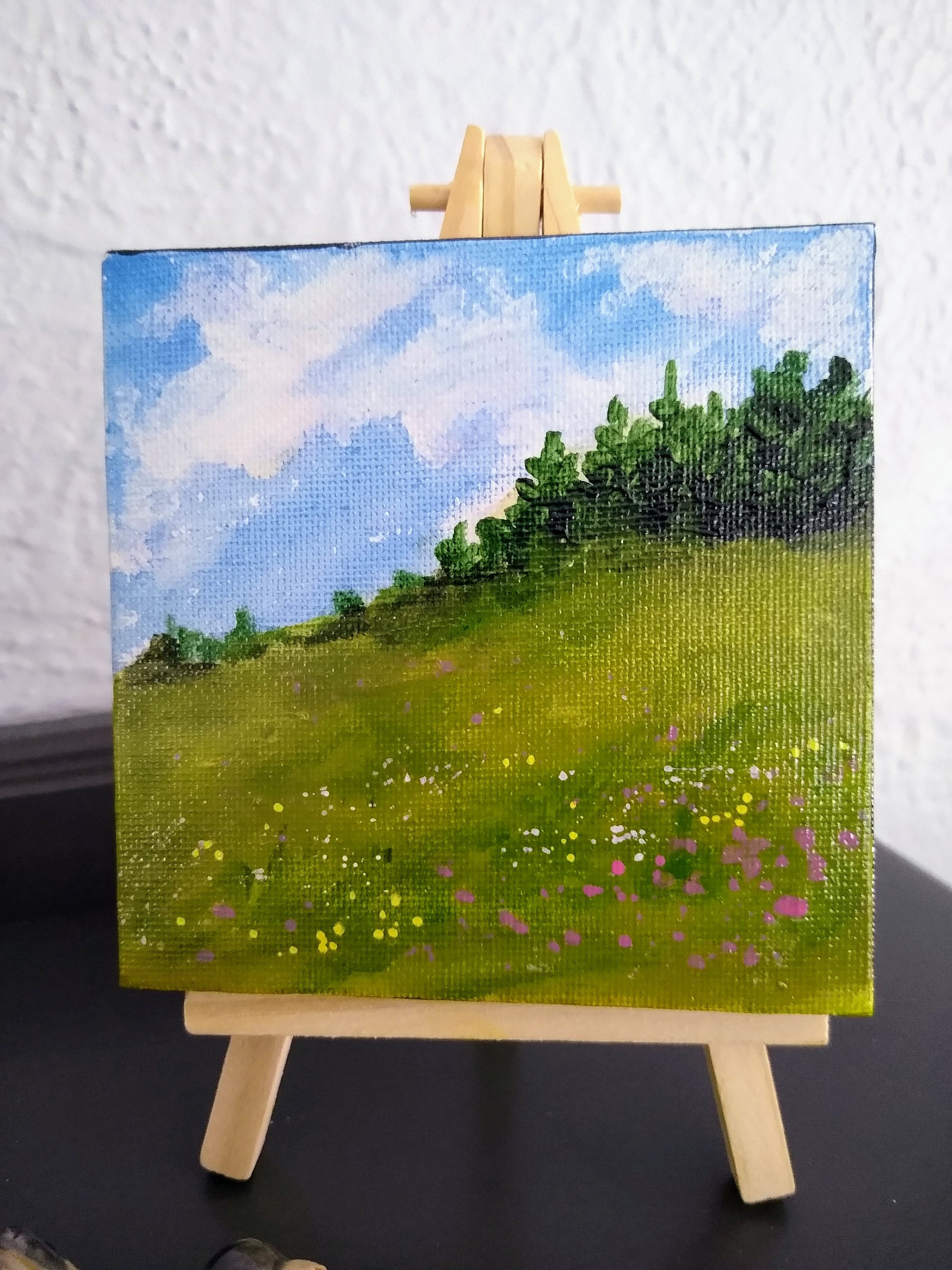 Original Tiny Landscape Painting, Small Landscape Painting, Original ...
