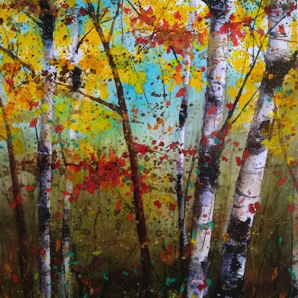 Birch Tree Wall Panels - Etsy
