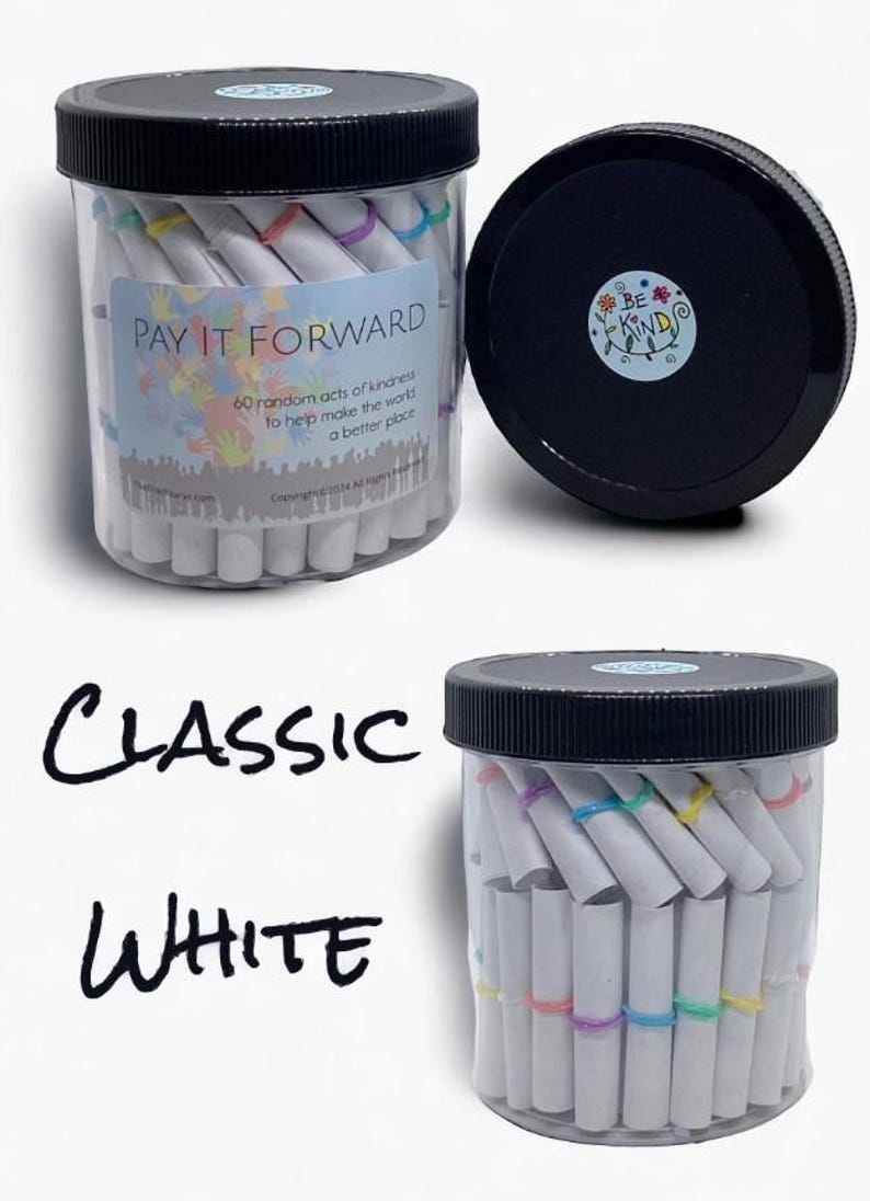 Pay It Forward Activity Jar – 60 Random Acts of Kindness Ideas for ...