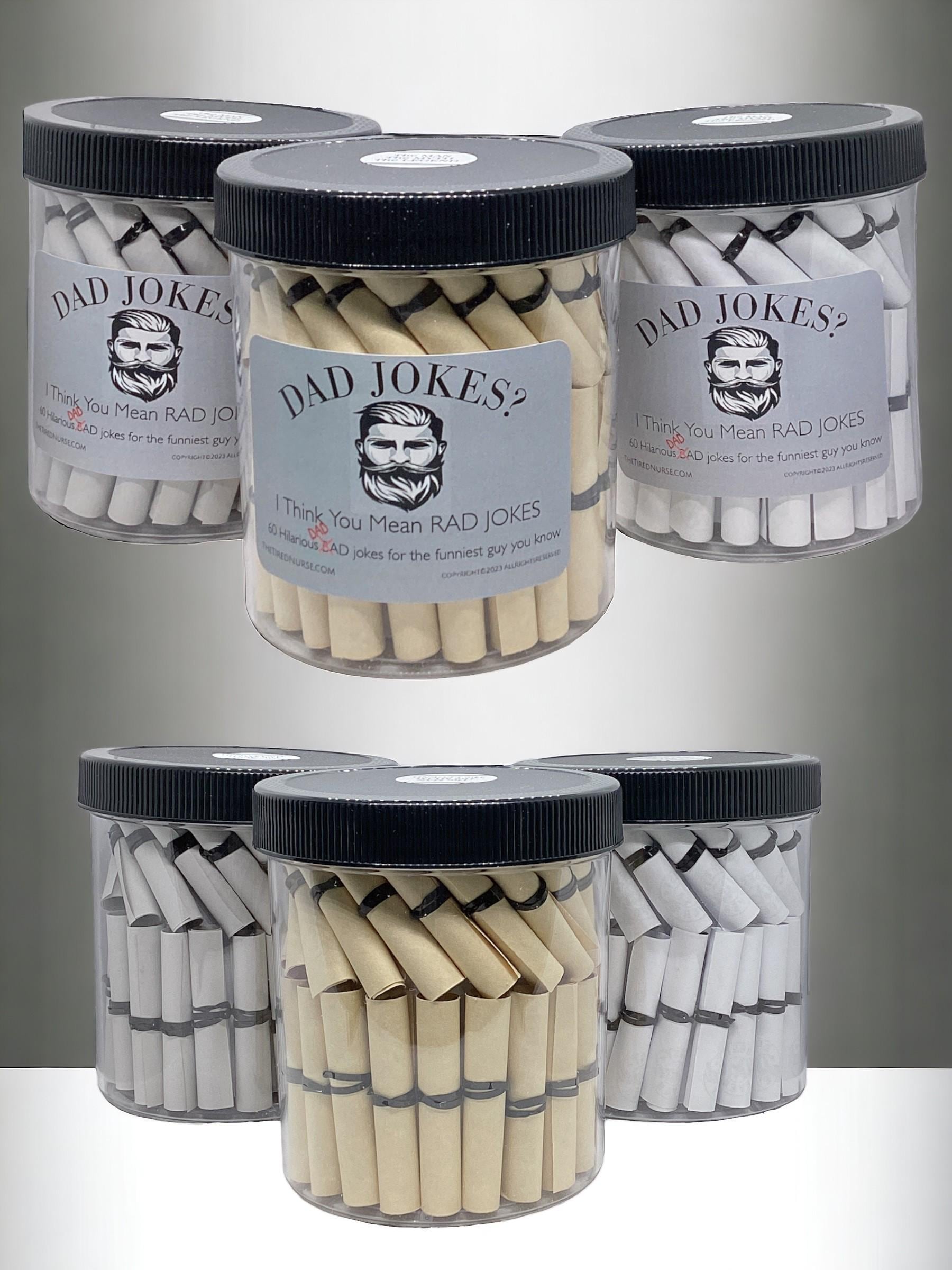 Dad Jokes? I Think You Mean RAD Jokes Gift Jar | 60 Days of Fun & Silly ...