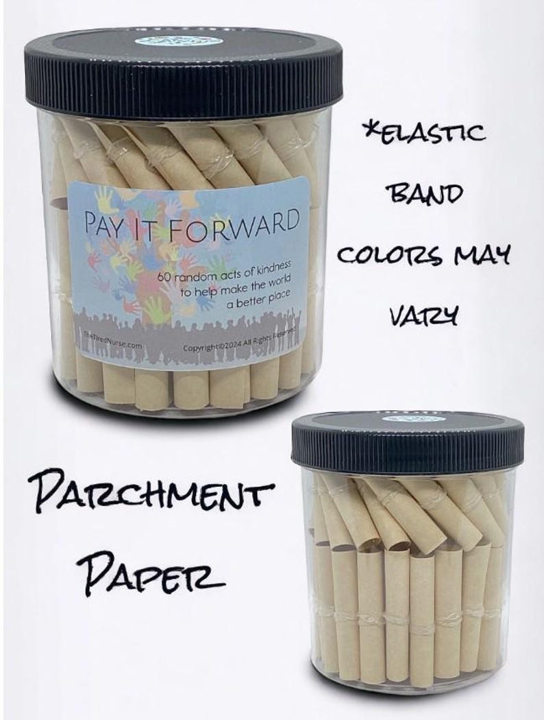 Pay It Forward Activity Jar – 60 Random Acts of Kindness Ideas for ...