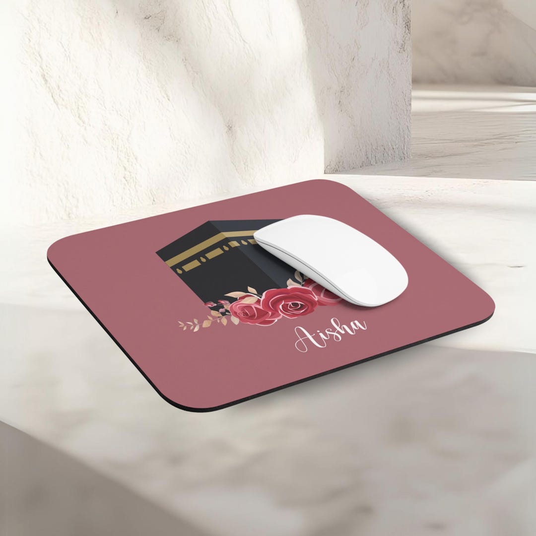 Islamic Mouse Pad With Kaaba, Mekka Medina. Custom Mouse Pad With ...