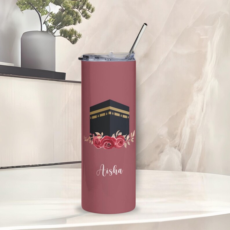 Custom Islamic Tumbler With Kaaba, Mekka, Medina | Gift for Eid, Hajj ...