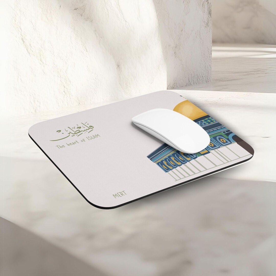 Islamic Mouse Pad With Palestine, Masjid Al Aqsa, Kudüs . Custom Mouse ...