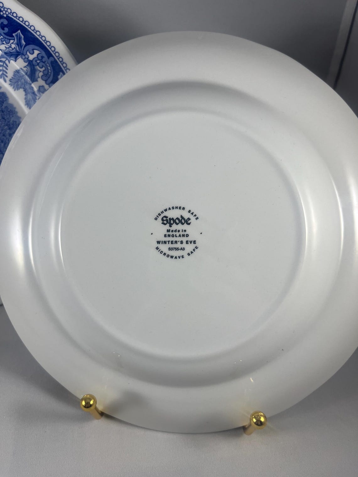 Pair of Spode winter's Eve Salad Plates - Etsy