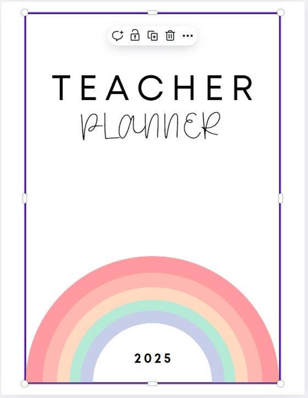 2025 Digital Planner, Teacher Planner, Easy Planner, Teacher to Do List ...