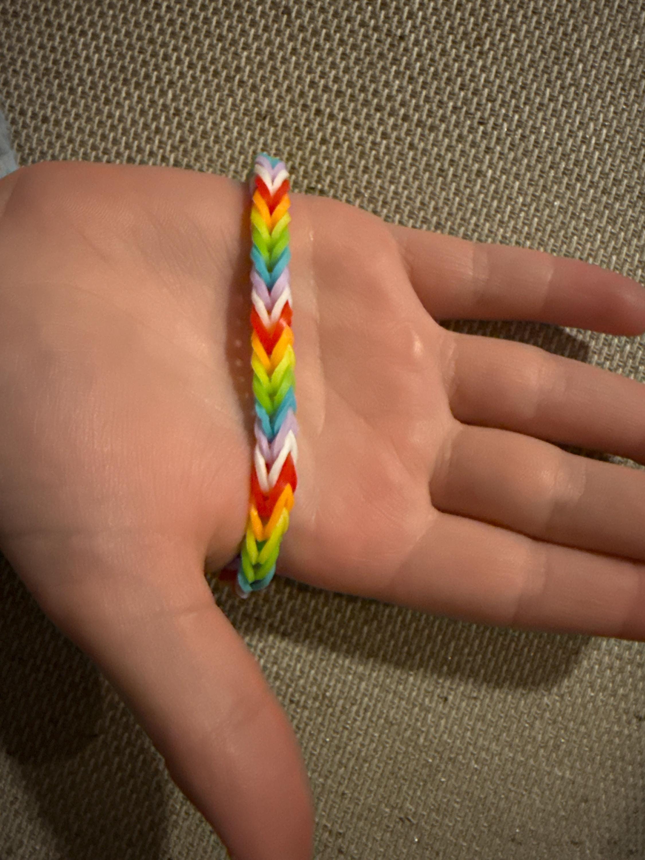 Colorful Loom Band Bracelets - Etsy