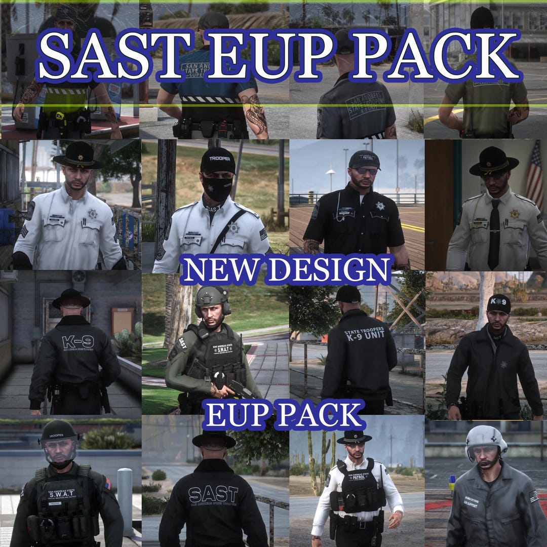 FiveM SAST EUP Pack | Optimized 2025 Uniforms - Etsy.de