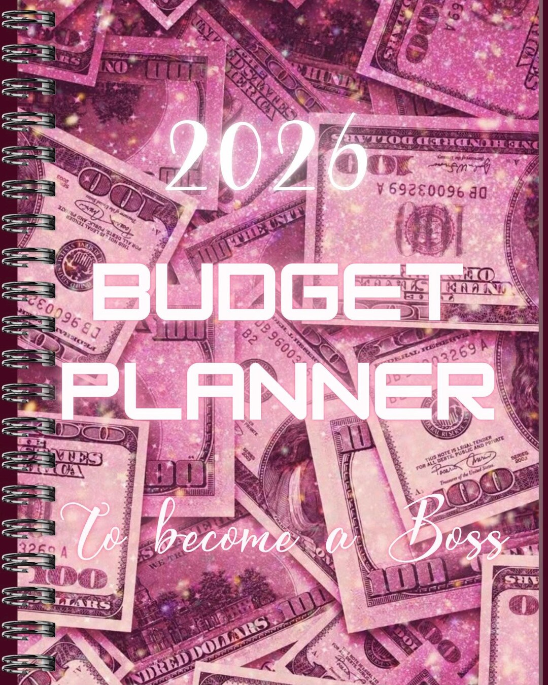 2026 Editable Budget Planner to Become A Boss - Etsy