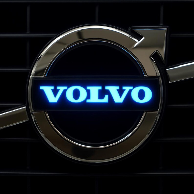 Volvo Kühlergrill Emblem Leuchtend C30 C70 S40 S60 S80 V50 V60 V70 XC60 ...