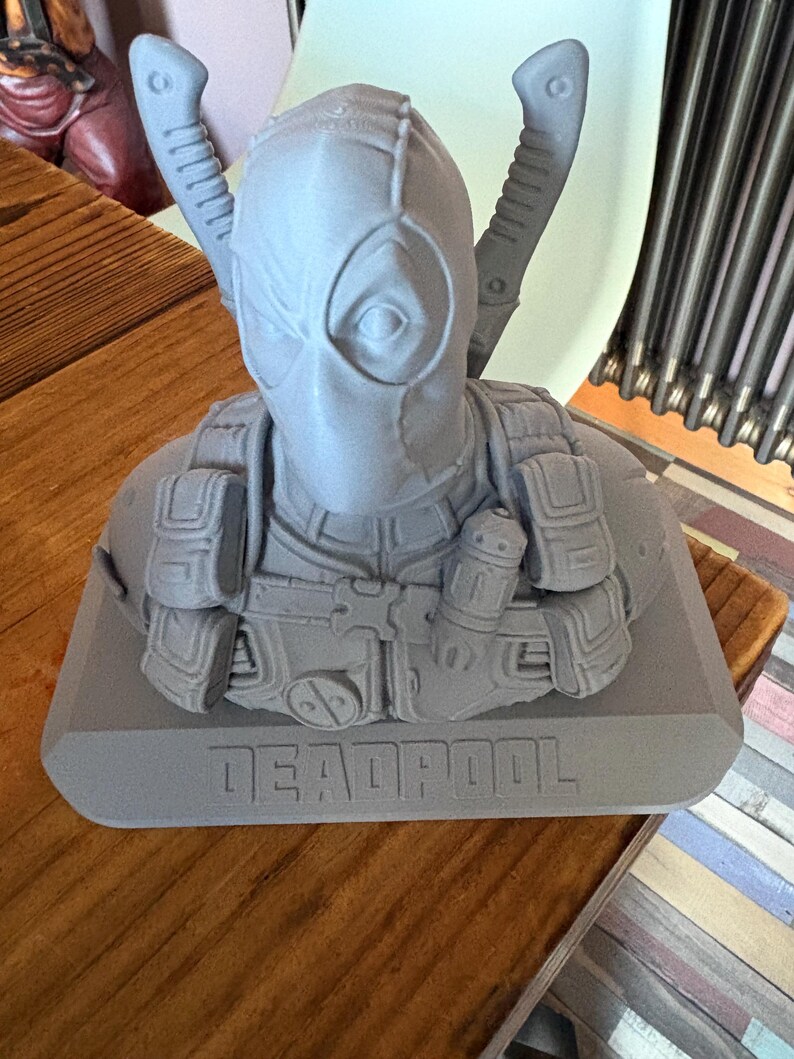 Deadpool Bust 3D Printed - Etsy