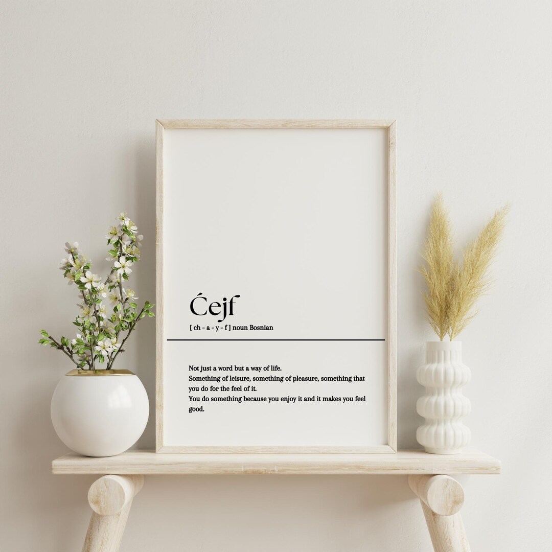 Cejf Bosnian Wall Print, Bosnia, Digital Download, Balkans, Croatia ...