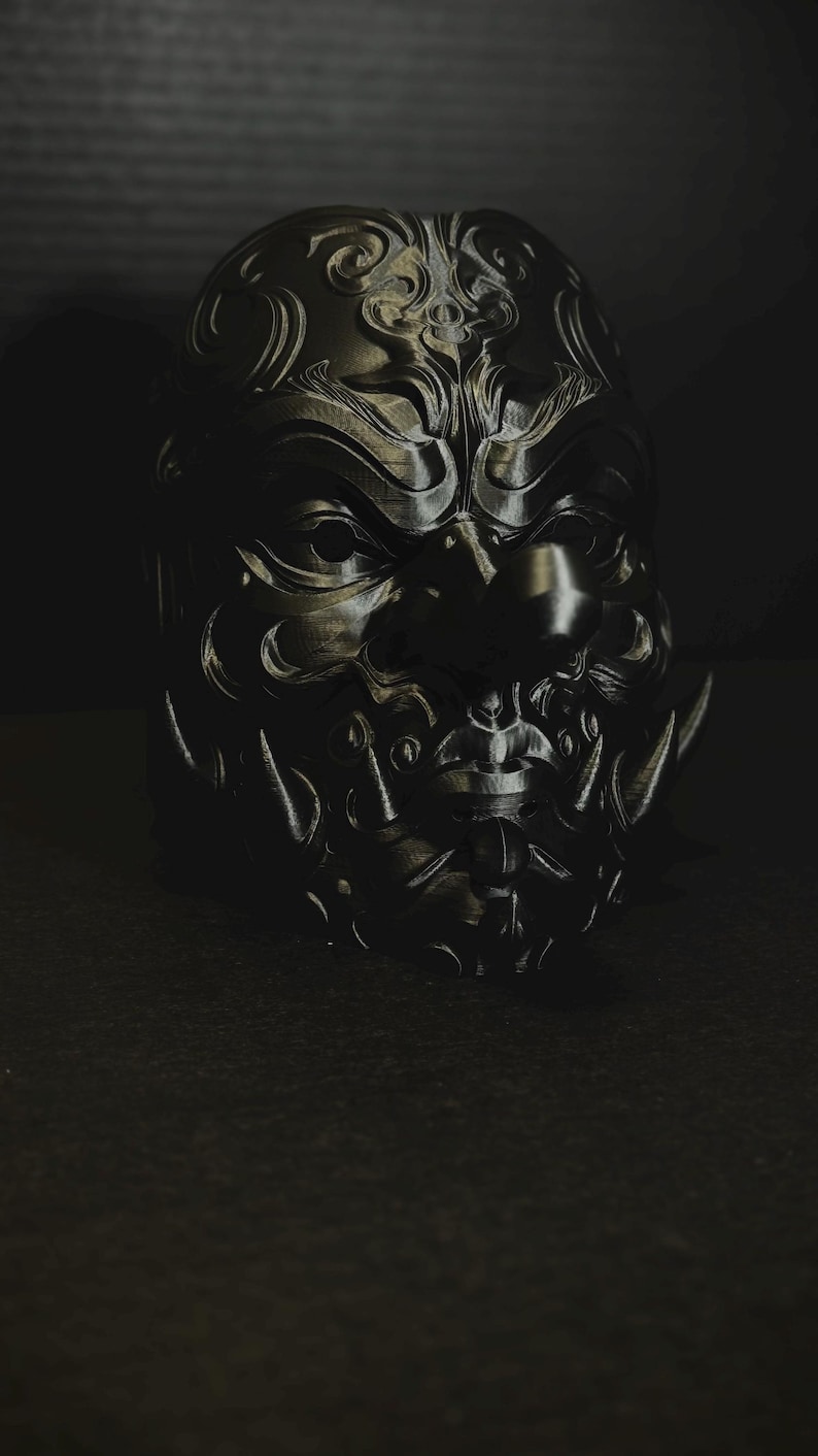 3D Printed Tengu Mask: Wearable Oni Demon, Japanese Cosplay - Etsy UK