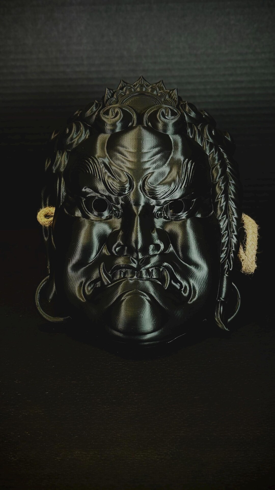 3d-printed Fudō Myō-ō Mask – Unique & Detailed - Etsy
