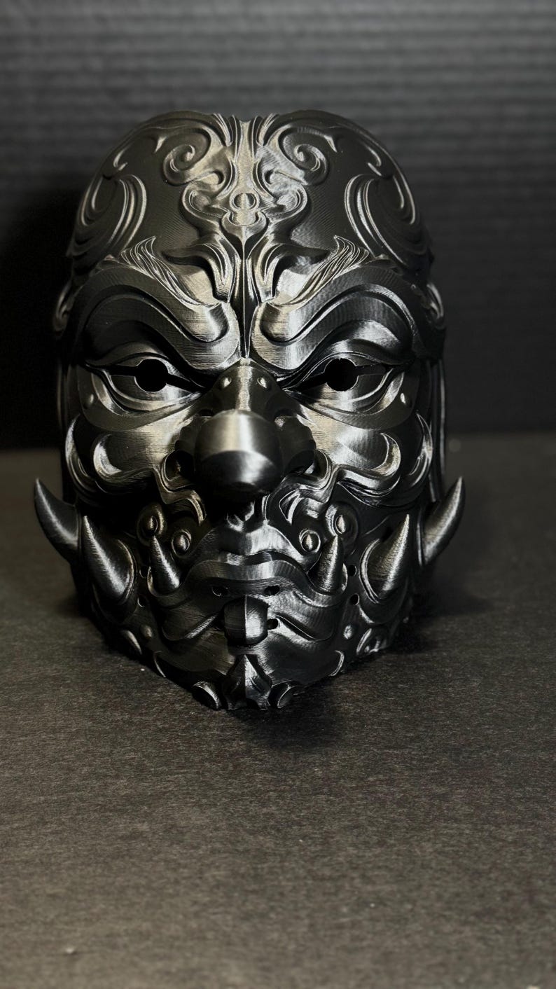 3D Printed Tengu Mask: Wearable Oni Demon, Japanese Cosplay - Etsy UK