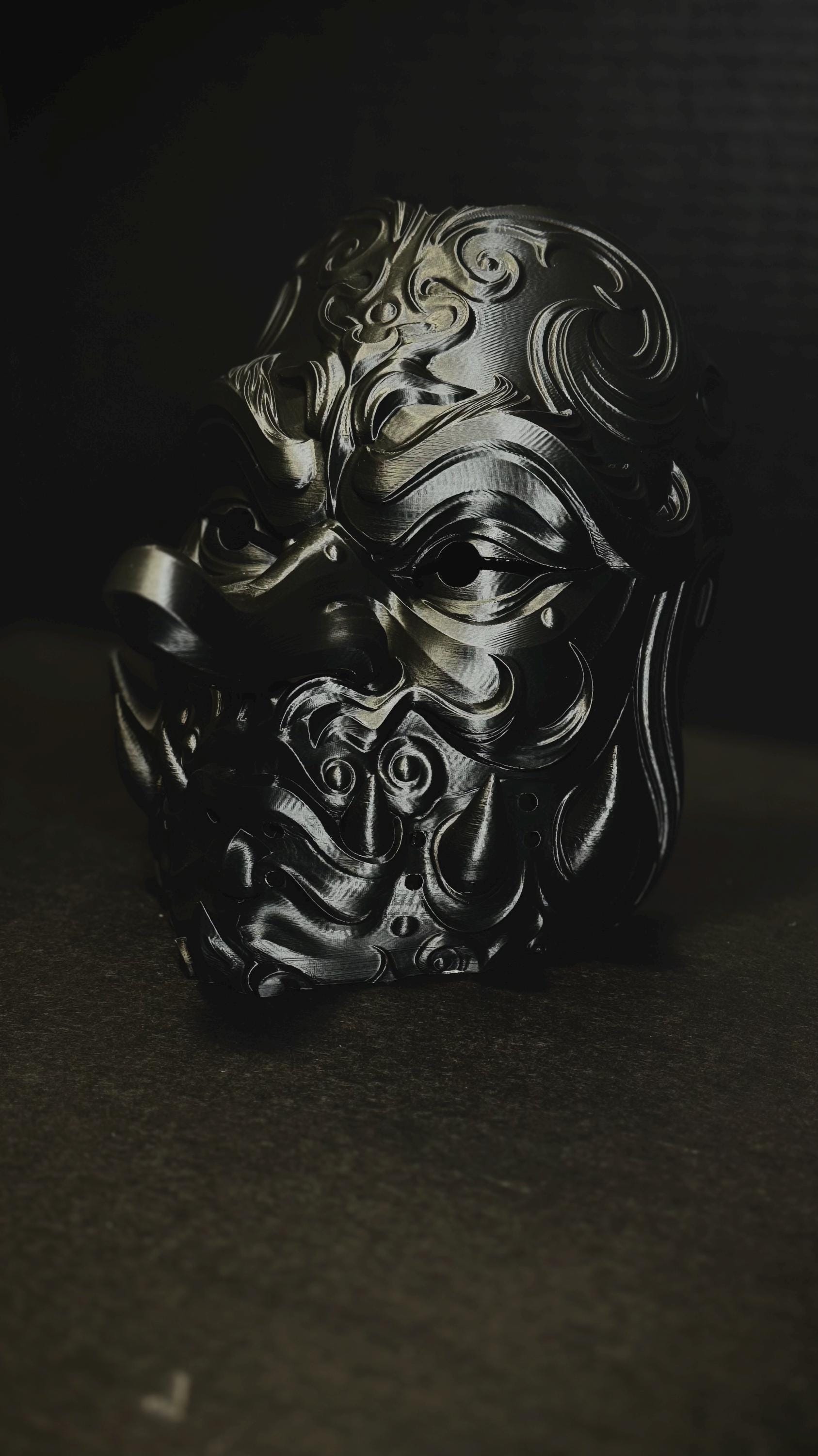 3D Printed Tengu Mask: Wearable Oni Demon, Japanese Cosplay - Etsy UK