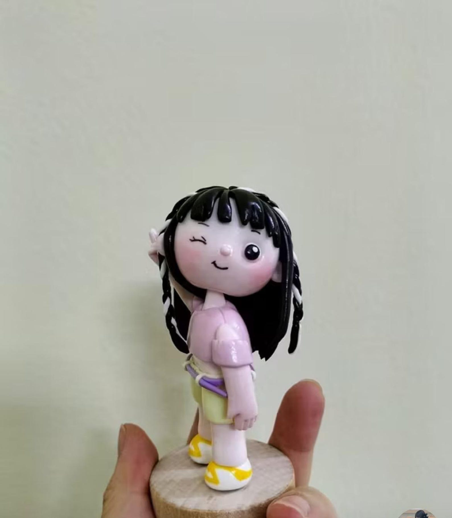Custom Chibi Clay Figurine – Dry Clay Doll – Personalized Desk Decor ...