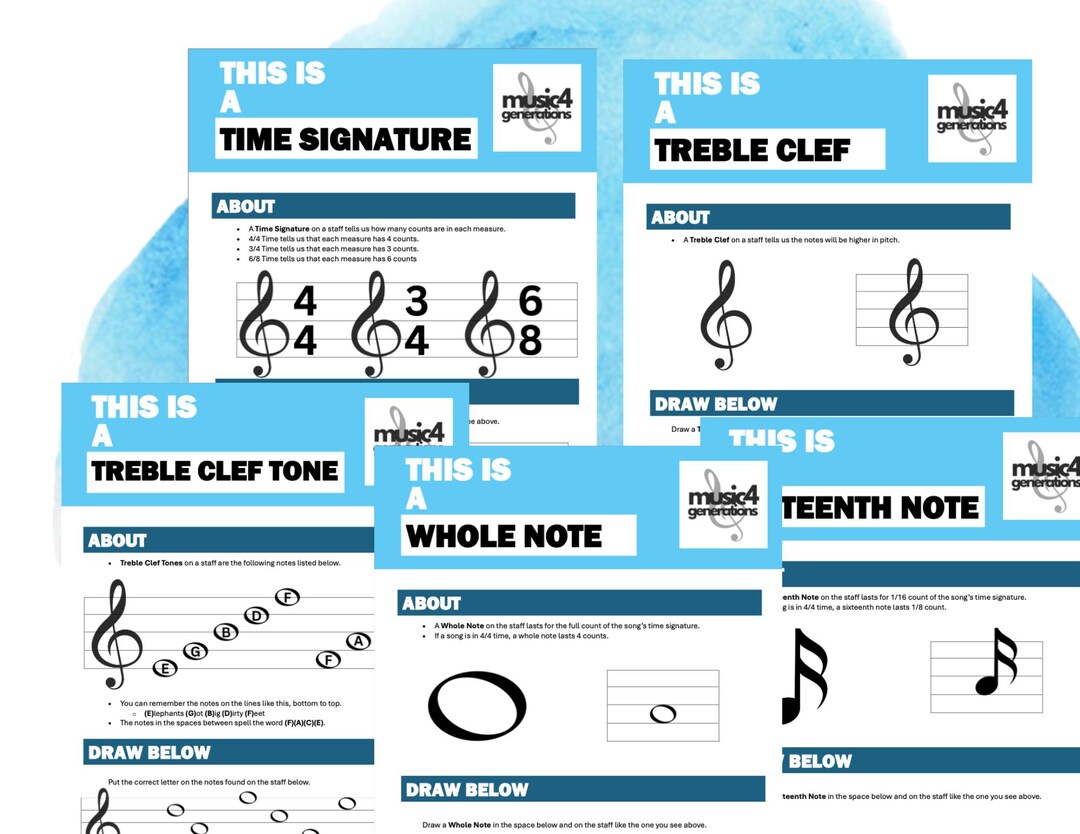 Elementary Music Beginnings - Etsy