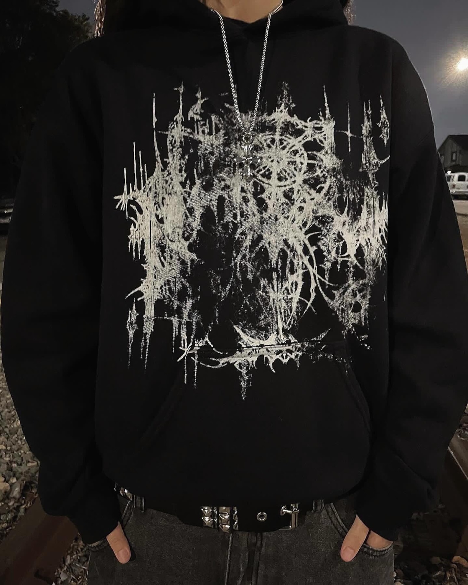 Cyber Sigilism Hoodie Emo Goth Edgy Deathcore Gothic Clothing Heavy ...