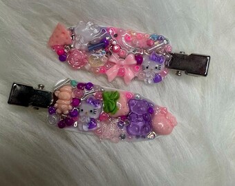 Junk Hair Clips - Etsy