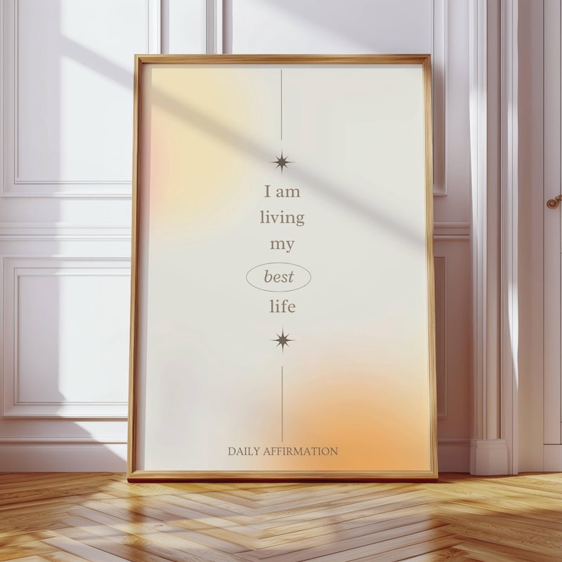 Affirmation Wall Art - Etsy