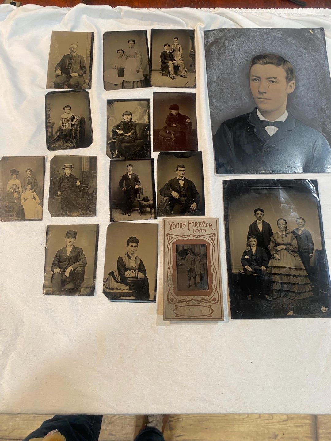Rare Collection of 16 Tin Type Photos - Etsy