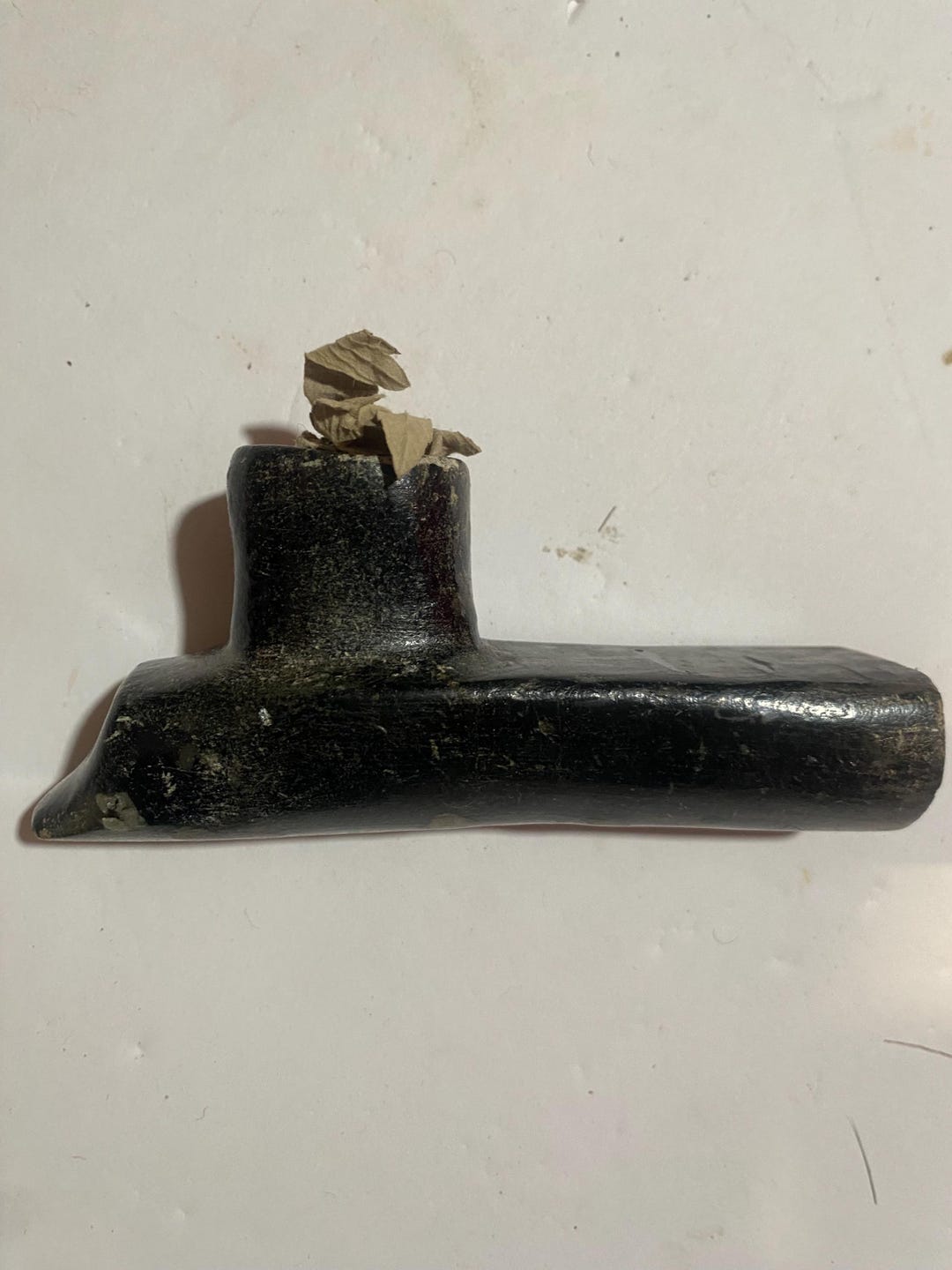 Rare Old Ceremonial Lakota Black Pipestone Pipe Head . - Etsy