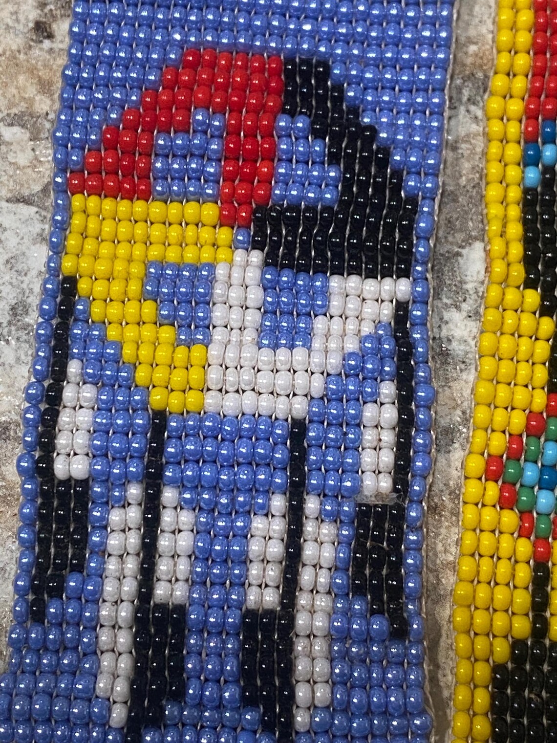 Native American Vintage Beaded Panels Lot of 4 Traditional Designs Hand ...