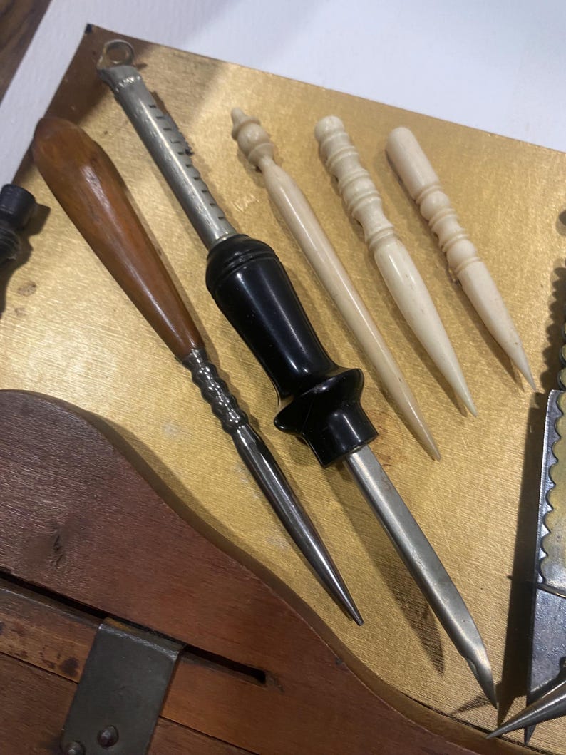 Very Rare Antique Sewing Implement Tool Collection 17 Pcs - Etsy