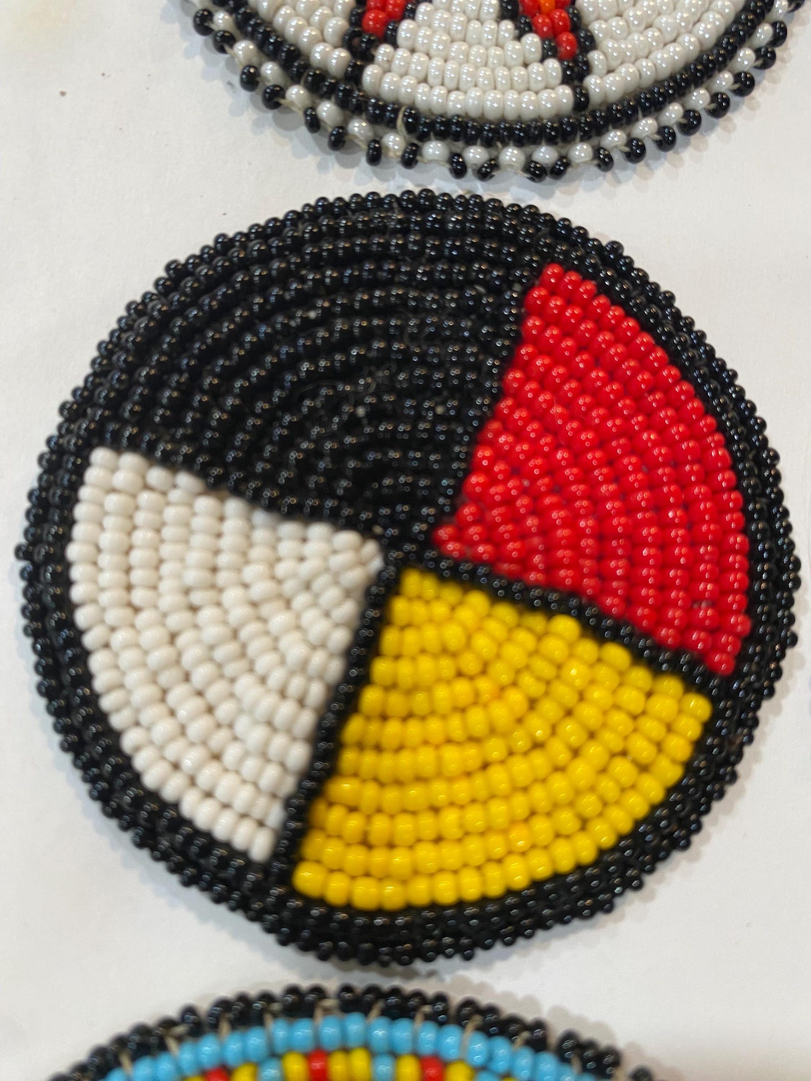 Lot of 6 Traditional Native American Made Beaded Lakota Rosettes - Etsy