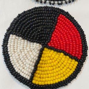 Lot of 6 Traditional Native American Made Beaded Lakota Rosettes - Etsy