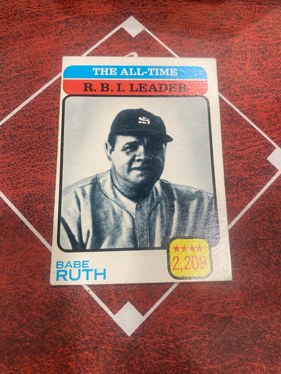 1973 Topps Babe Ruth Baseball Card With Rbi - Etsy