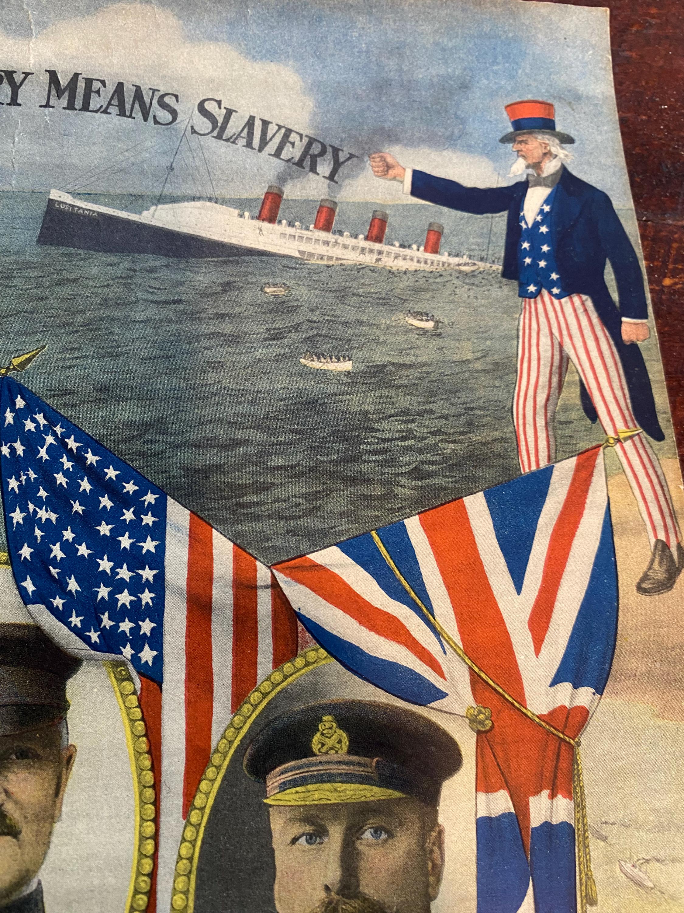 Very Rare WW1 General Pershing Propaganda Posters 1917,1918 by E.g ...