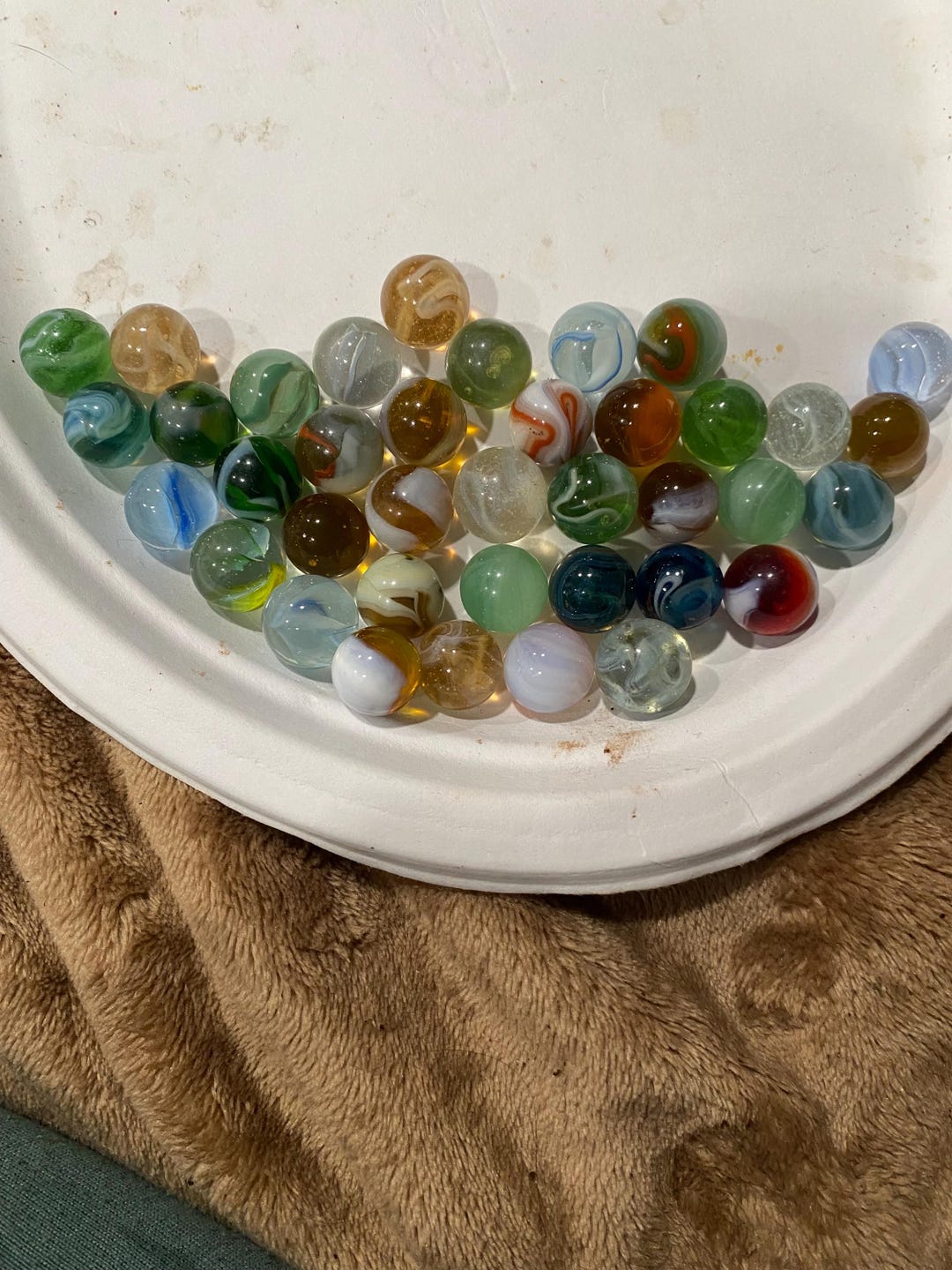 Rare Lot of 41 Antique Marbles - Etsy