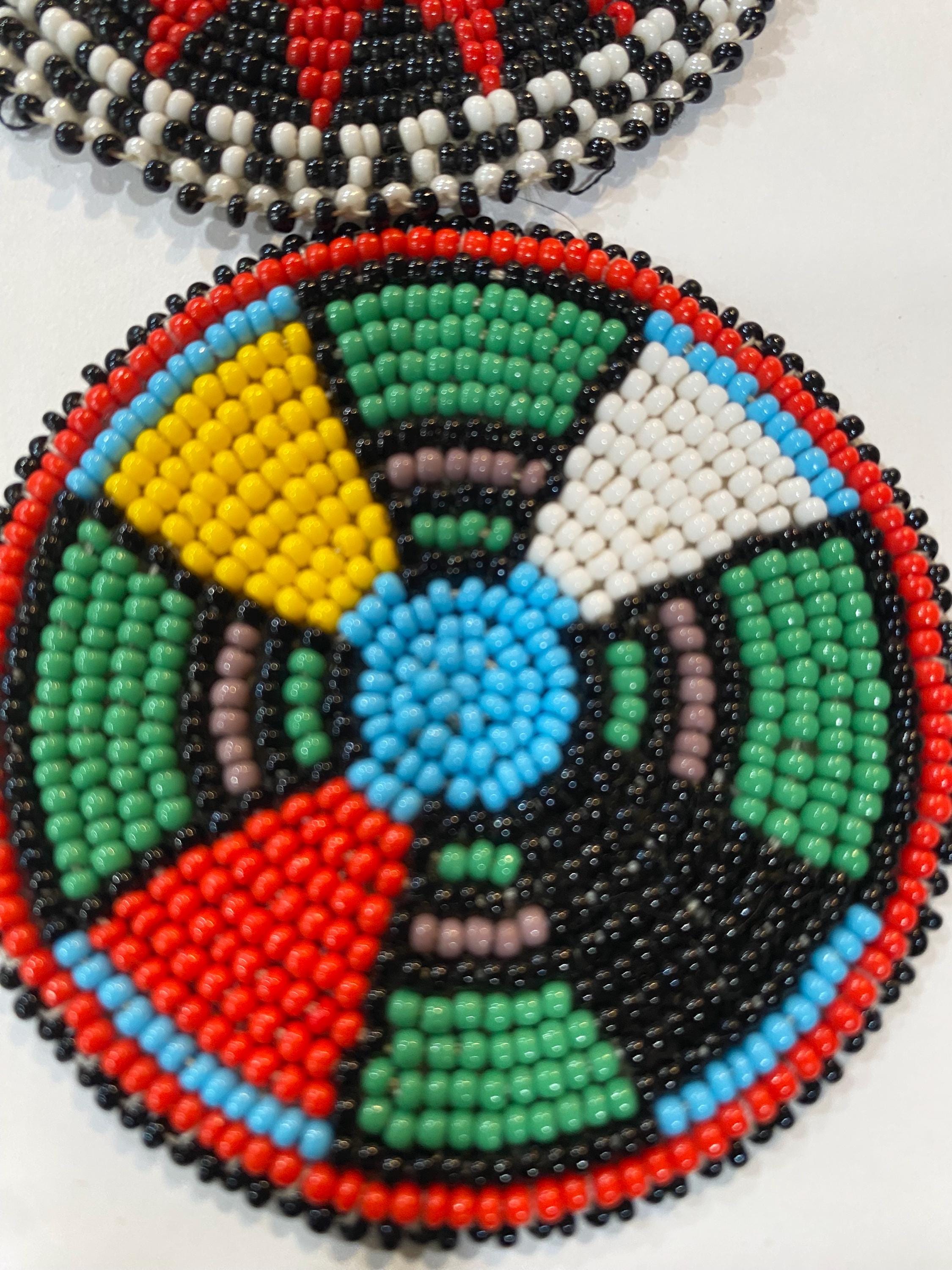 Lot of 6 Traditional Native American Made Beaded Lakota Rosettes - Etsy