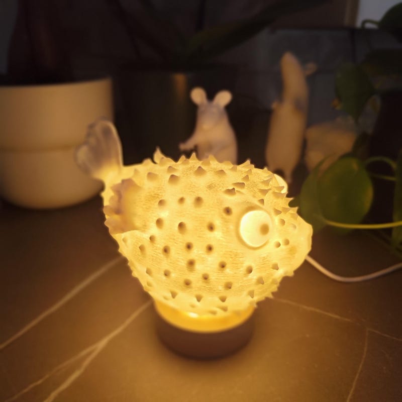 Angler Fish Lamp - Etsy