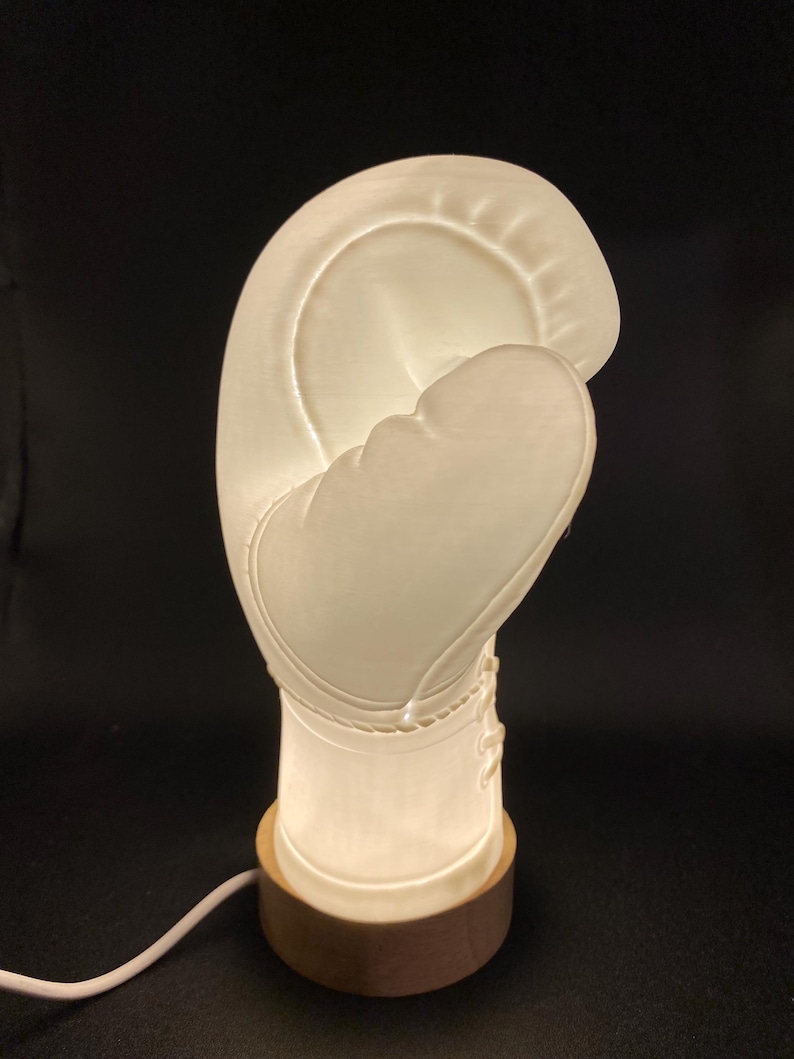 Italian Designed 3D Printed Boxing Glove Lamp USB – Precision Fitness ...