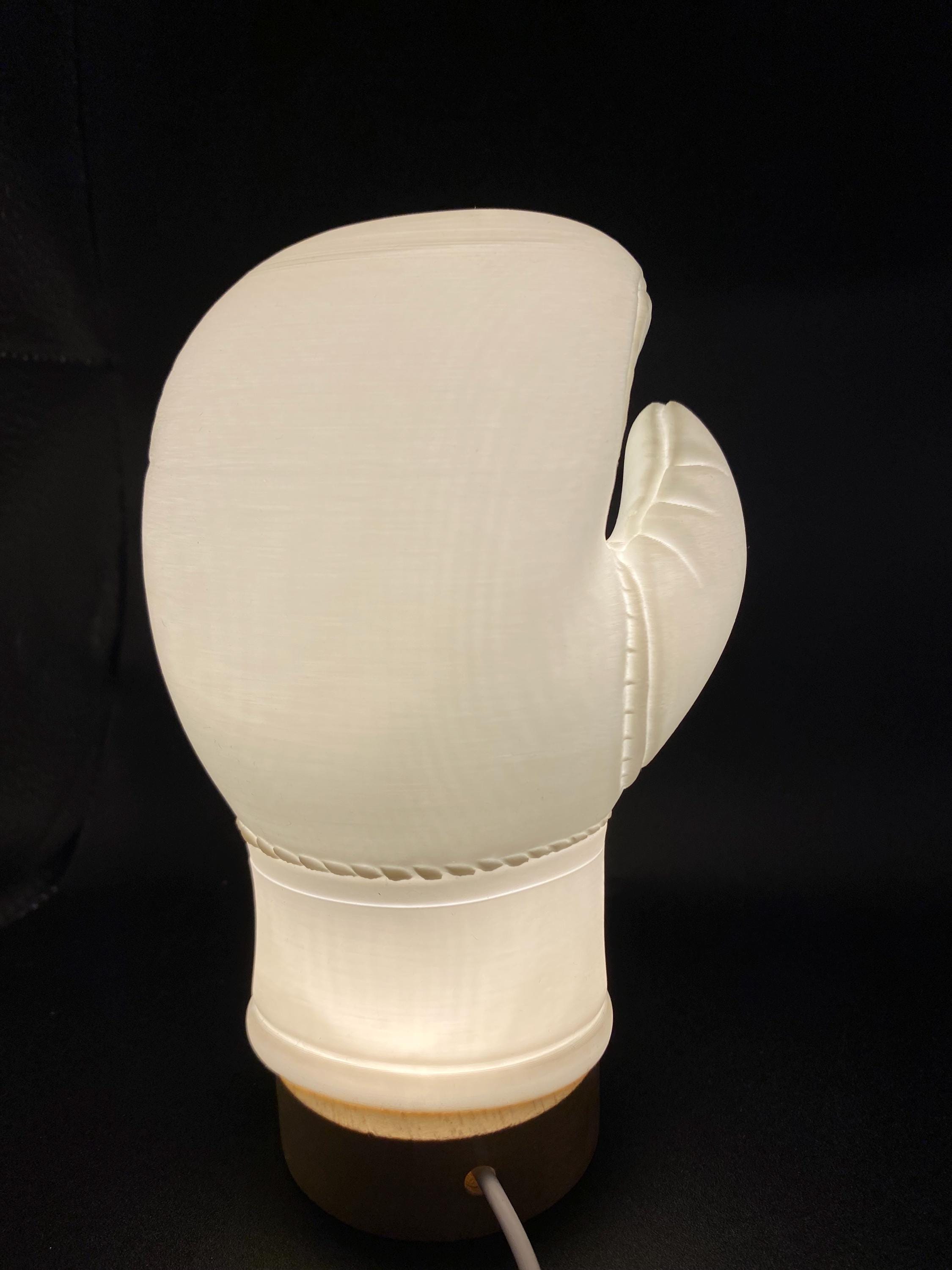 Italian Designed 3D Printed Boxing Glove Lamp USB – Precision Fitness ...