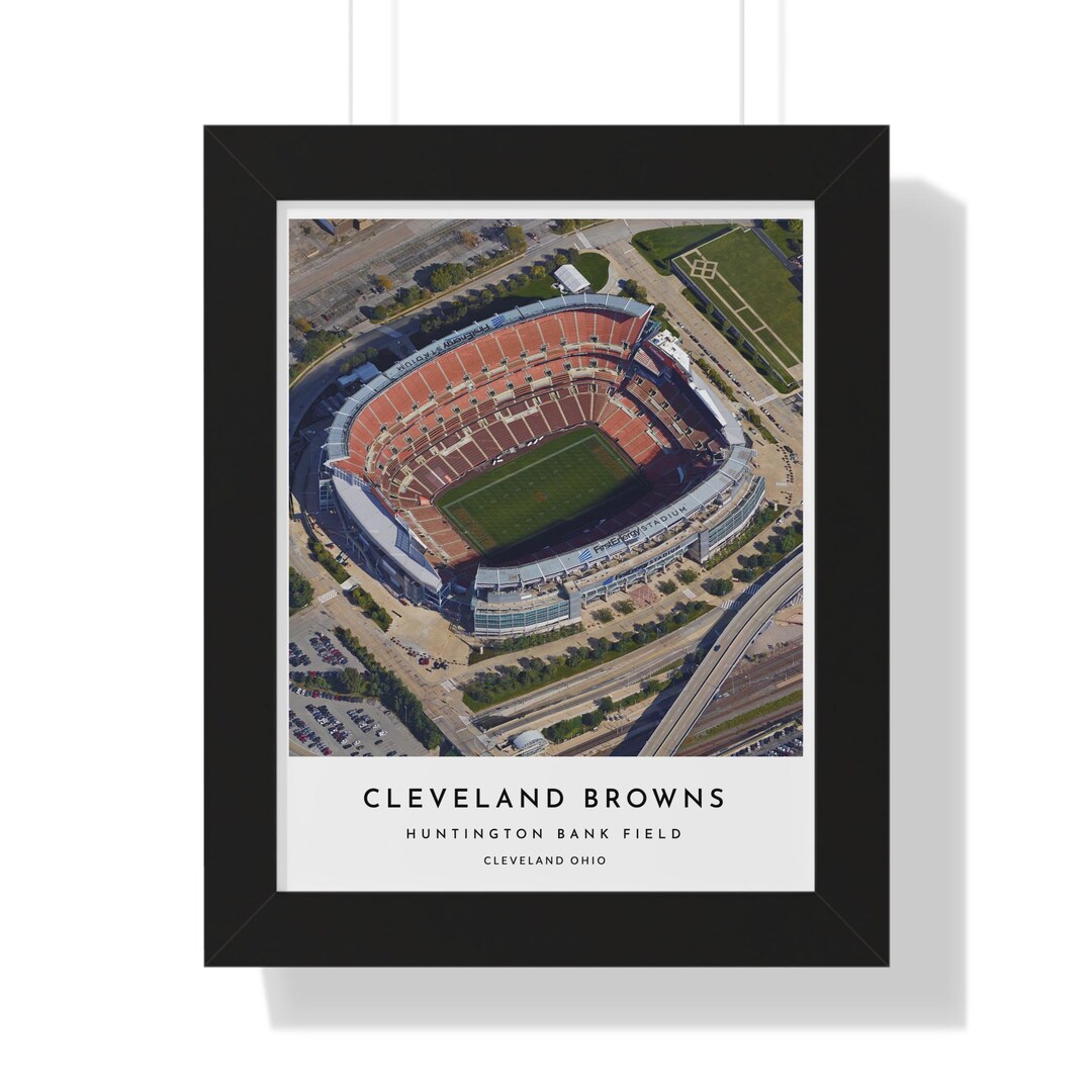 Aerial View Football Stadium - Cleveland Browns - Etsy
