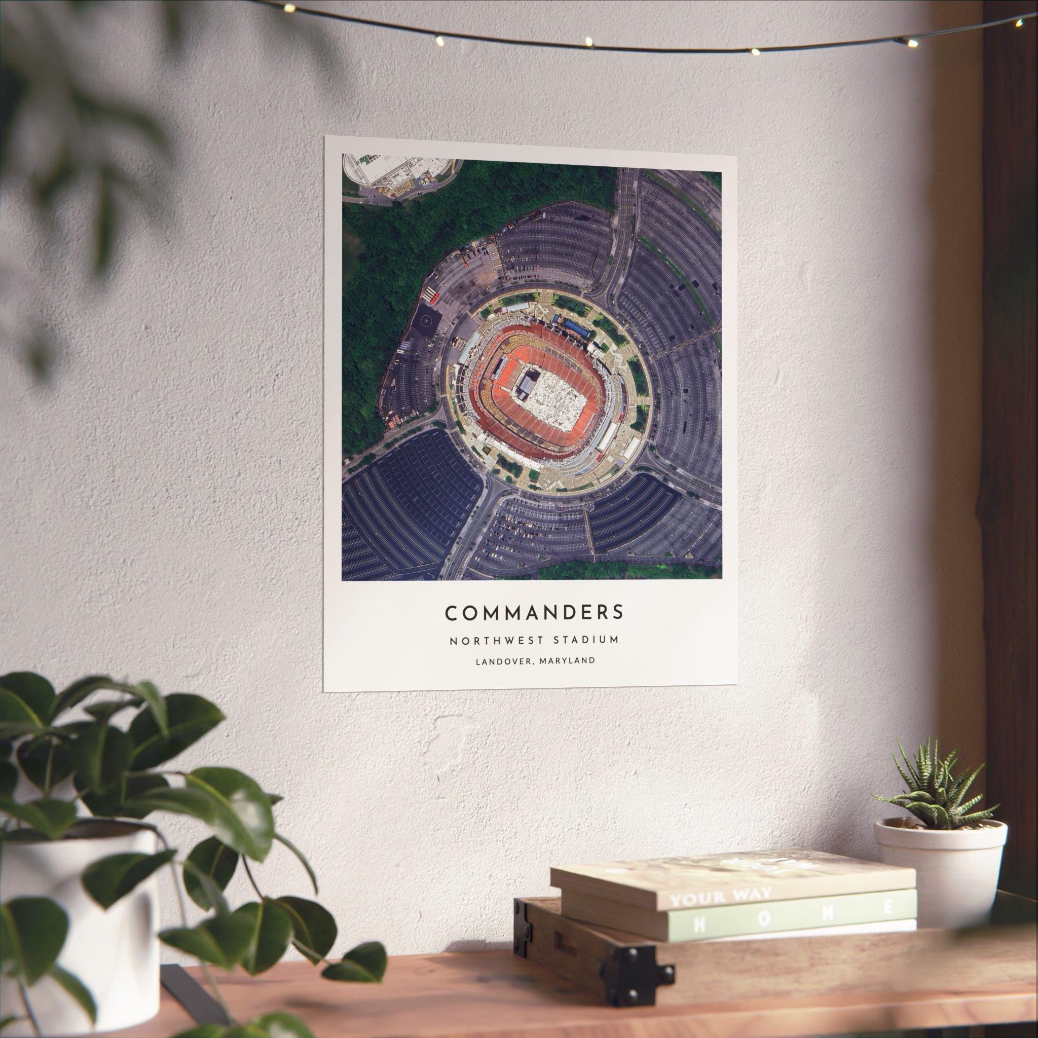 Aerial View Football Stadium Poster 16x20 Washington Commanders - Etsy