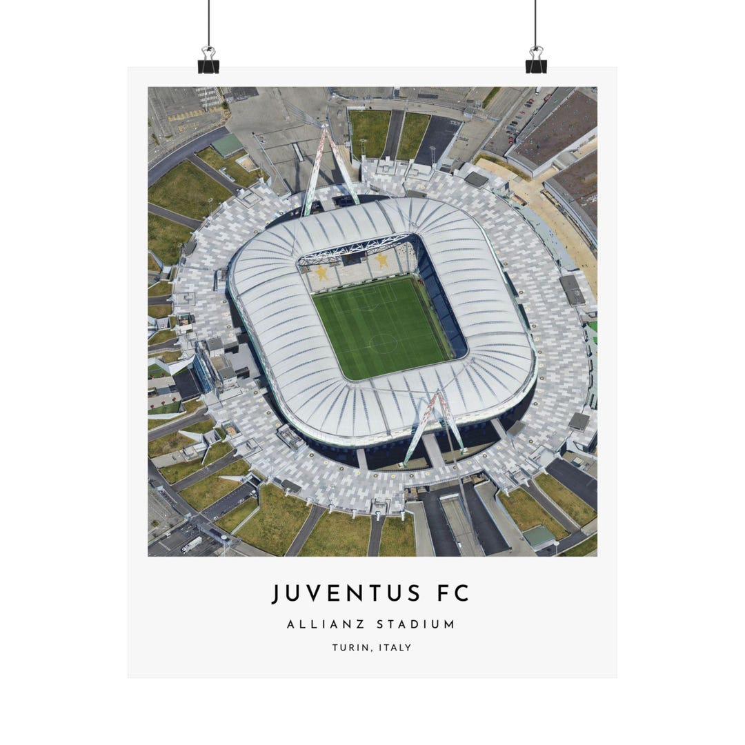 Aerial View Football Soccer Stadium Poster 16x20 Juventus - Etsy