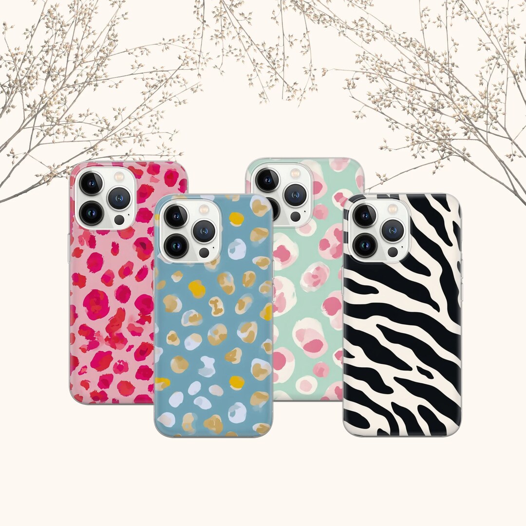 Wild Phone Case Animal Print Cover for iPhone 16 Pro Max 15 Plus 14 13 ...